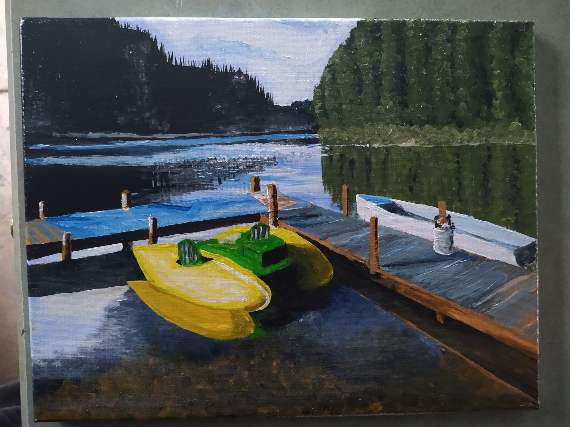 Ryan's Dockside View - Simon DeVille, Fine Artist